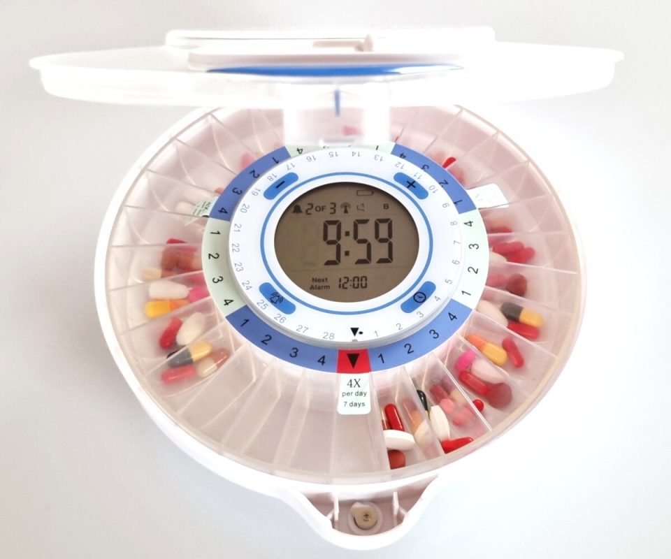 Smart WIFI Pill Dispenser with Alarm DOSECONTROL incl. Free 2 months ...